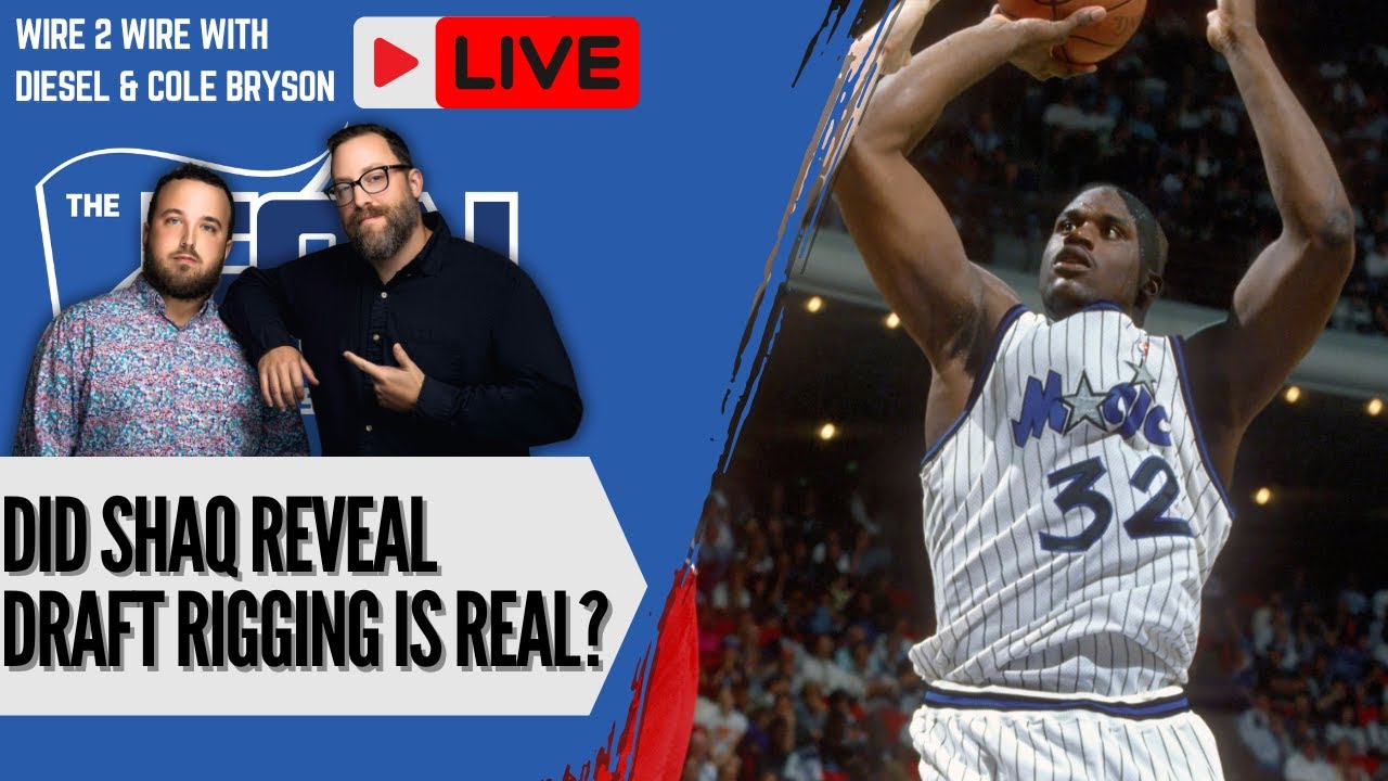 Shaq revealed WHAT? "NBA rigging drafts" narrative evidence - YouTube