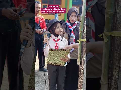 💯 Pramuka melatih berani tampil - Anak Pramuka #viral #belajar #kurikulummerdeka #masasekolah