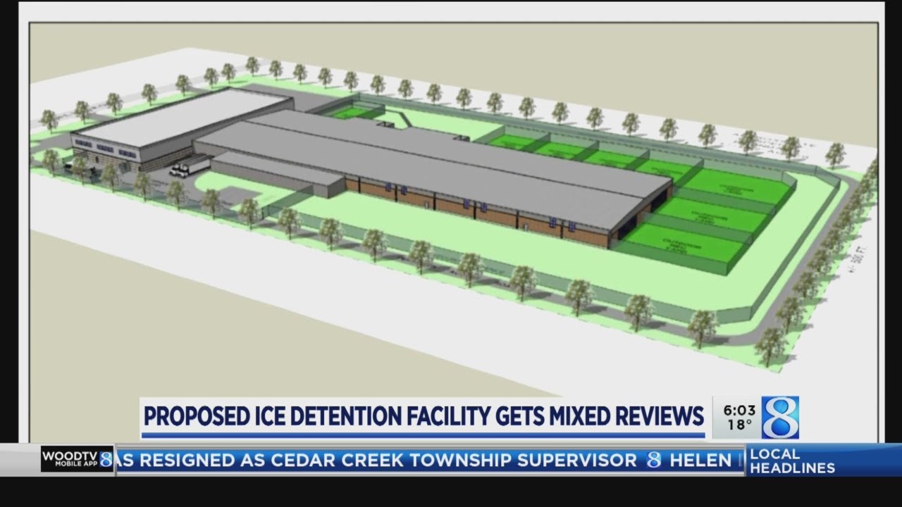 ICE detention facility proposed for Ionia gets mixed reviews - YouTube