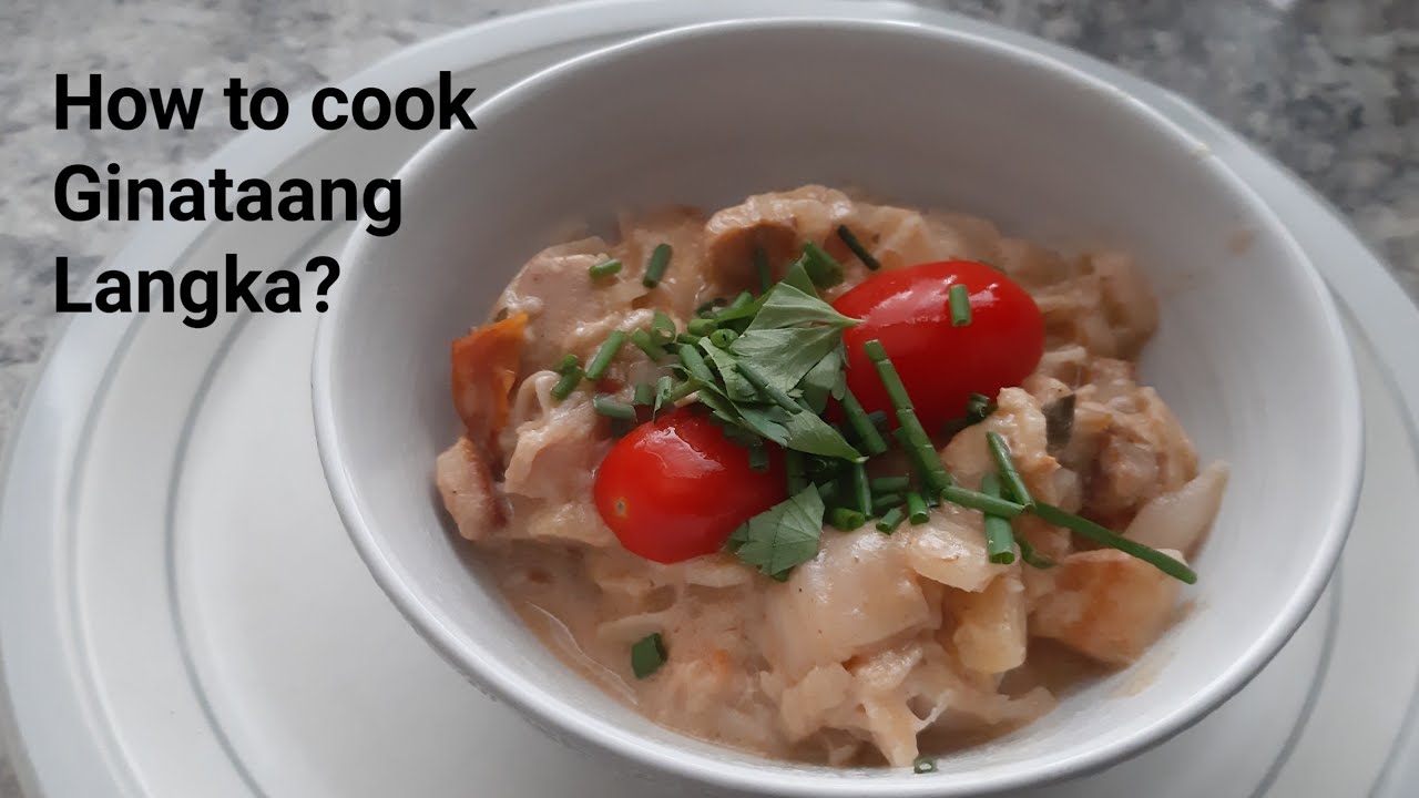 How to cook ginataang Langka recipe? || young jackfruit with coconut ...