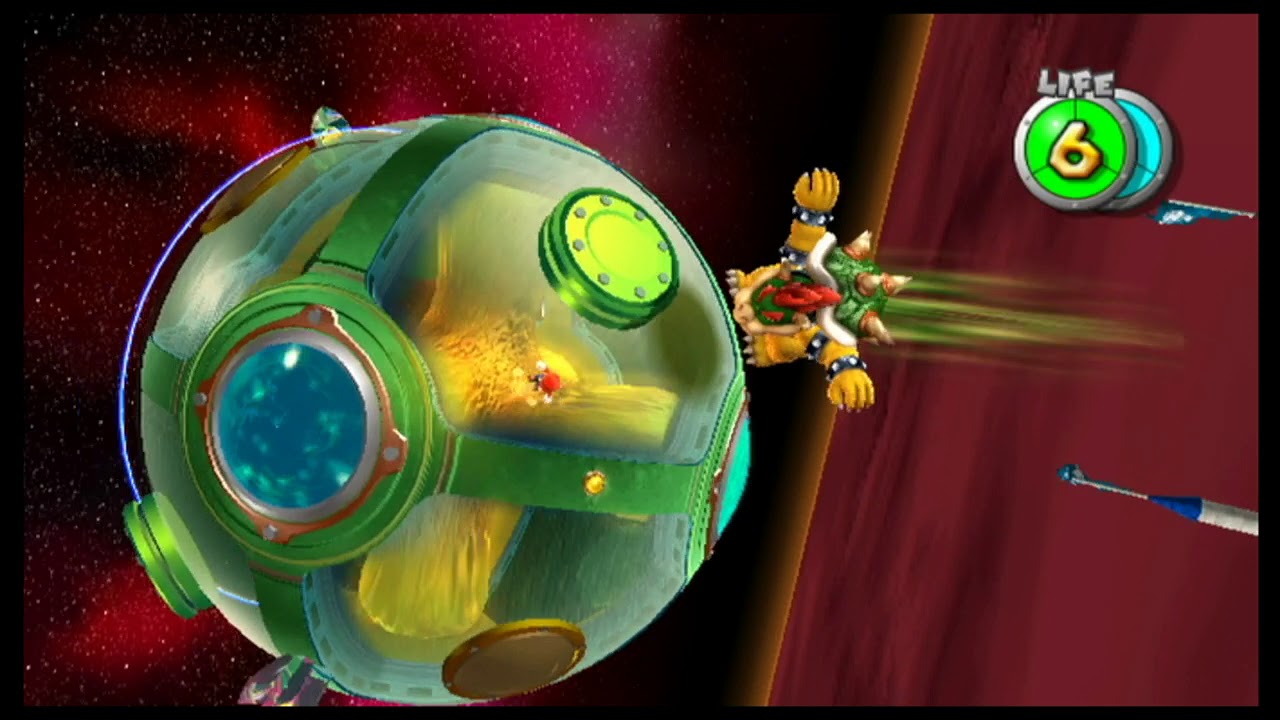 Super Mario Galaxy Walkthrough #8 (Bowser's Star Reactor) - YouTube
