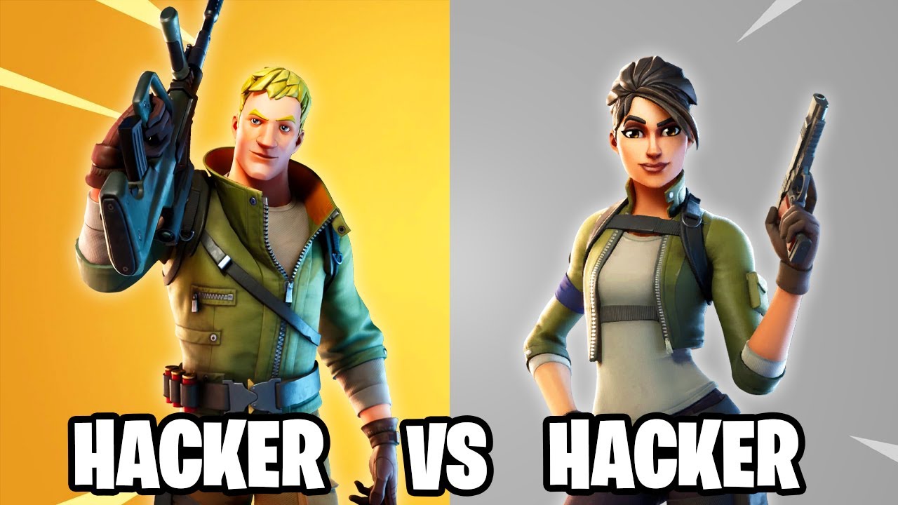 Fortnite Hacker vs Hacker - YouTube