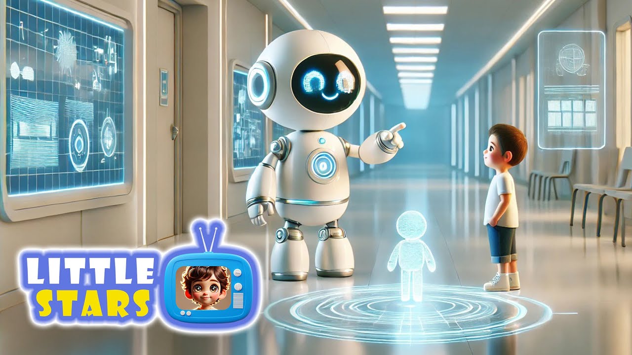 Techie Techie Little Bot 🤖 | Robot Song for Kids | LittleStars Nursery ...