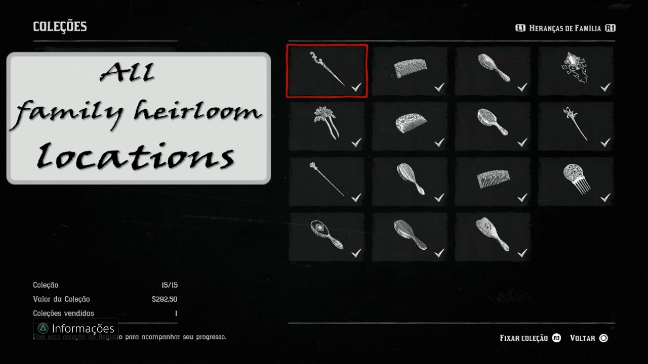 All family heirloom locations - RDO - YouTube