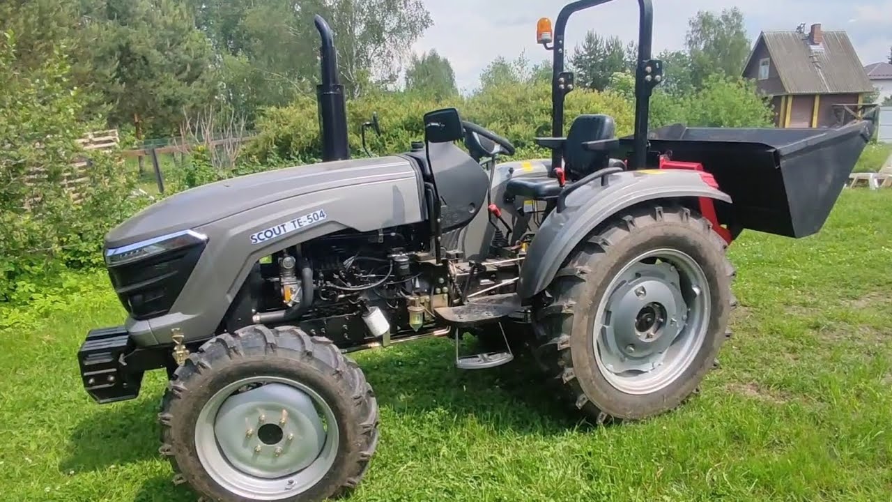 Боремся с Борщевиком, перевозим навоз из пункта А в пункт Б. Tractor ...