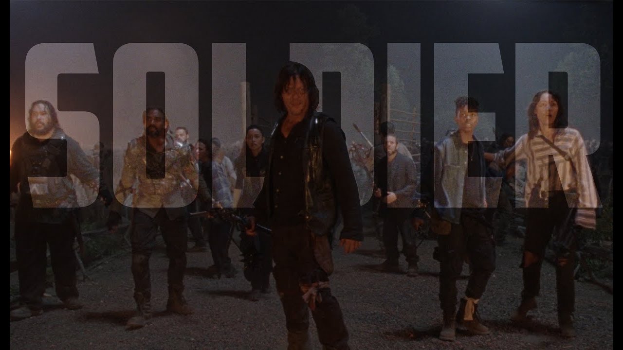 The Walking Dead Collab ll Soldier TWD - YouTube