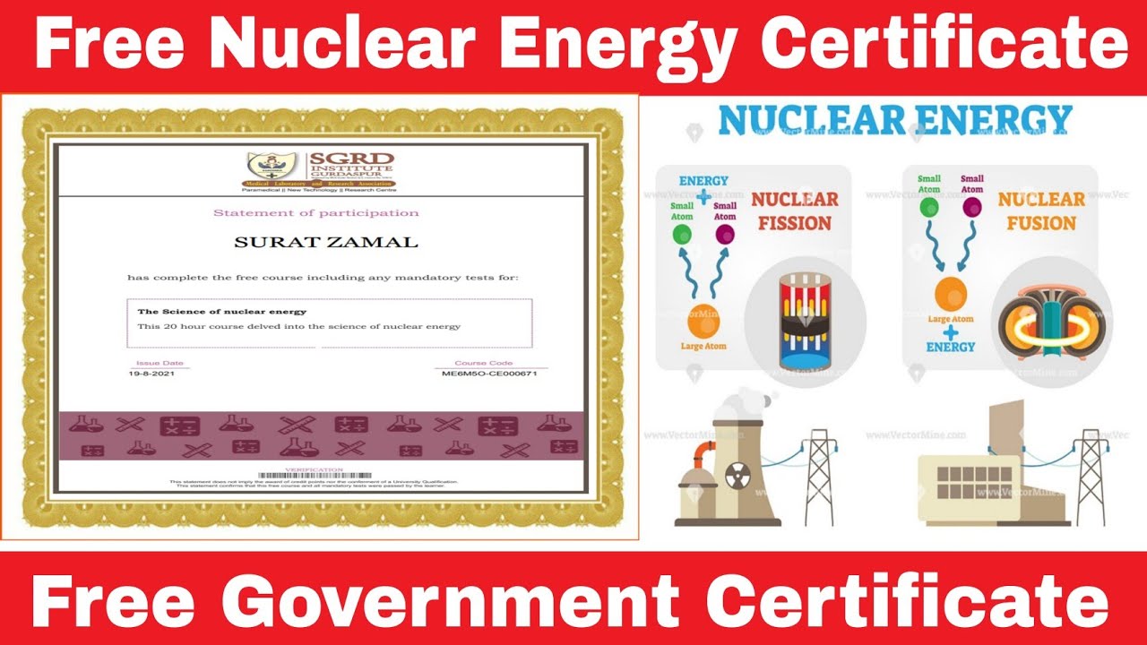 Science of Nuclear Energy I Free Nuclear Energy Certificate I Free ...