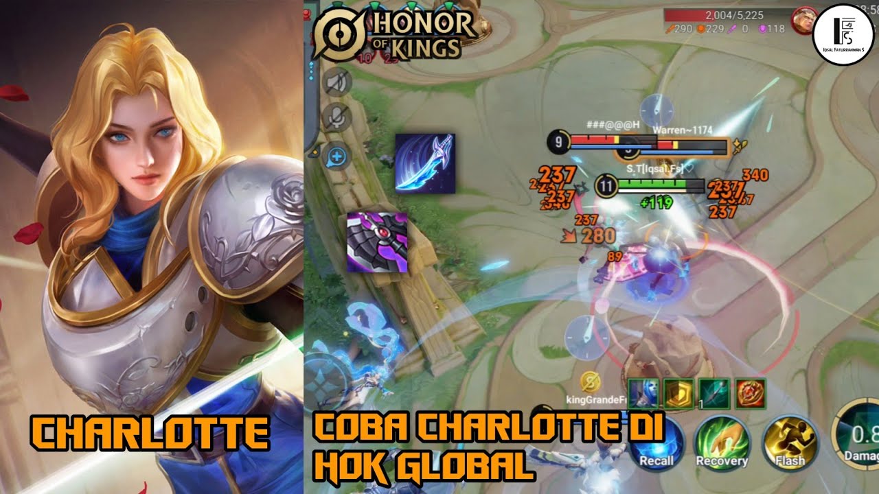 [HoK Global] Coba main Charlotte di HoK Global | tapi kok..?! - YouTube