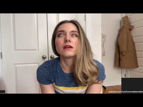 Leah 2nd Hypnotized - Stuck in an introduction loop #hypnosis #hypnotized #hypnose #trance