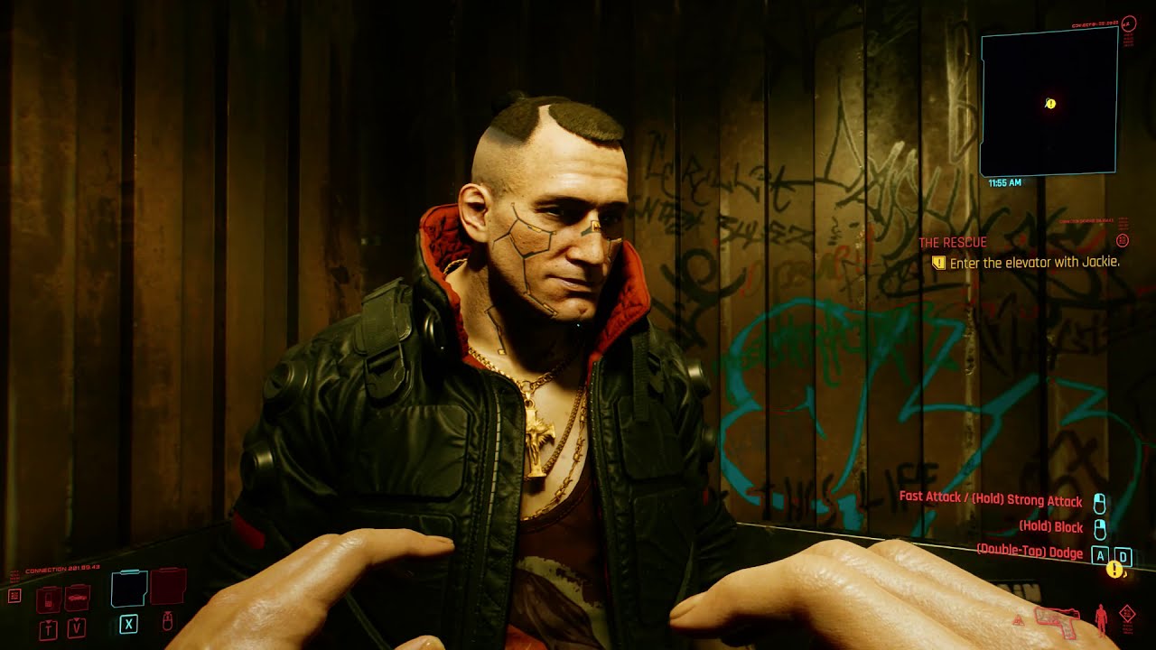 Cyberpunk 2077 - prologue continue, scavengers (very hard) - YouTube