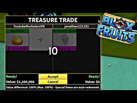 I TRADED FOR PERMANENT SPRING in BLOX FRUITS… W OR L TRADE? #bloxfruits ...