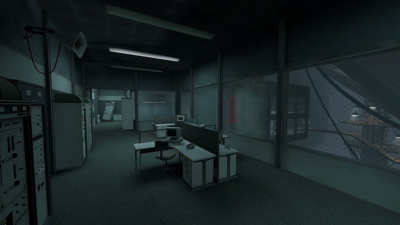 Portal 2 - Ambience - 1980's Newer Offices - YouTube