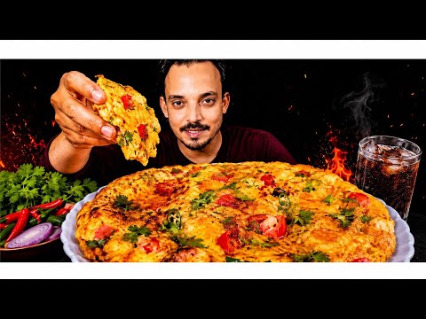 Indian Style Spicy Omelette Mukbang 🤤 | Ultimate Food ASMR