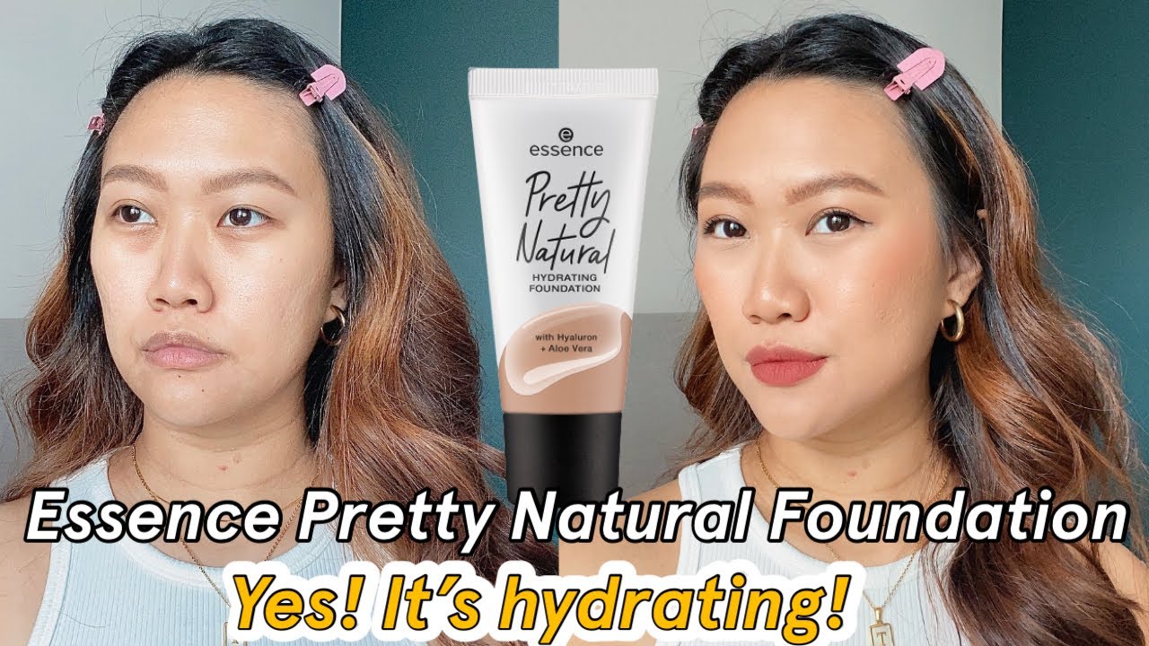 Essence Pretty Natural Hydrating Foundation | Review & Demo - YouTube