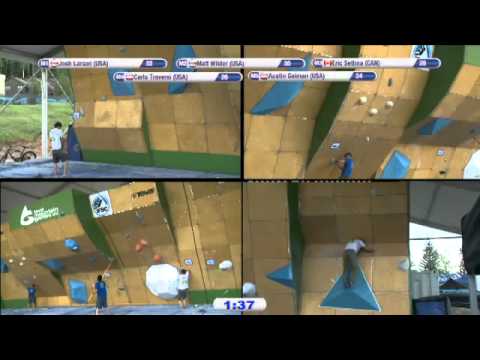 Climbing World Cup 2012 Boulder Vail, USA - Men's Qualifications - YouTube