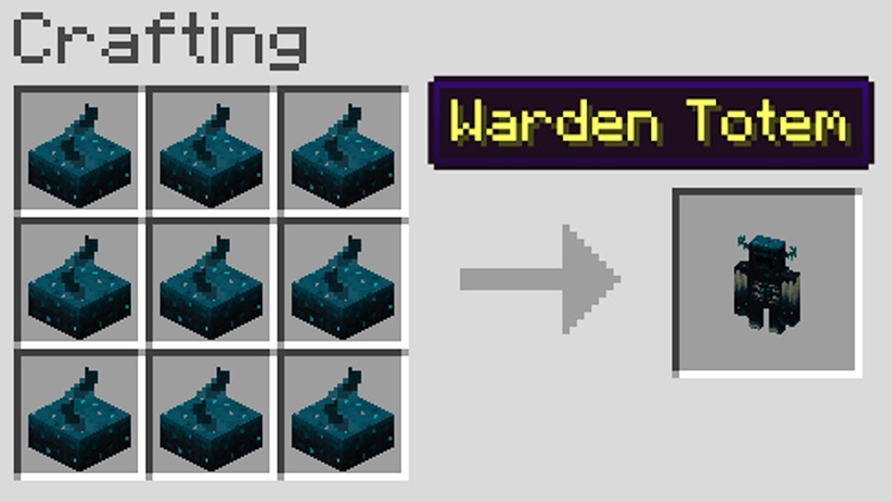 how to craft warden totem - YouTube