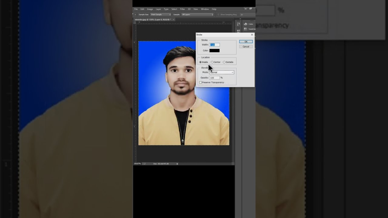 How To Put Border In Passport Size Photo How To Put Border In Passport Size Photo