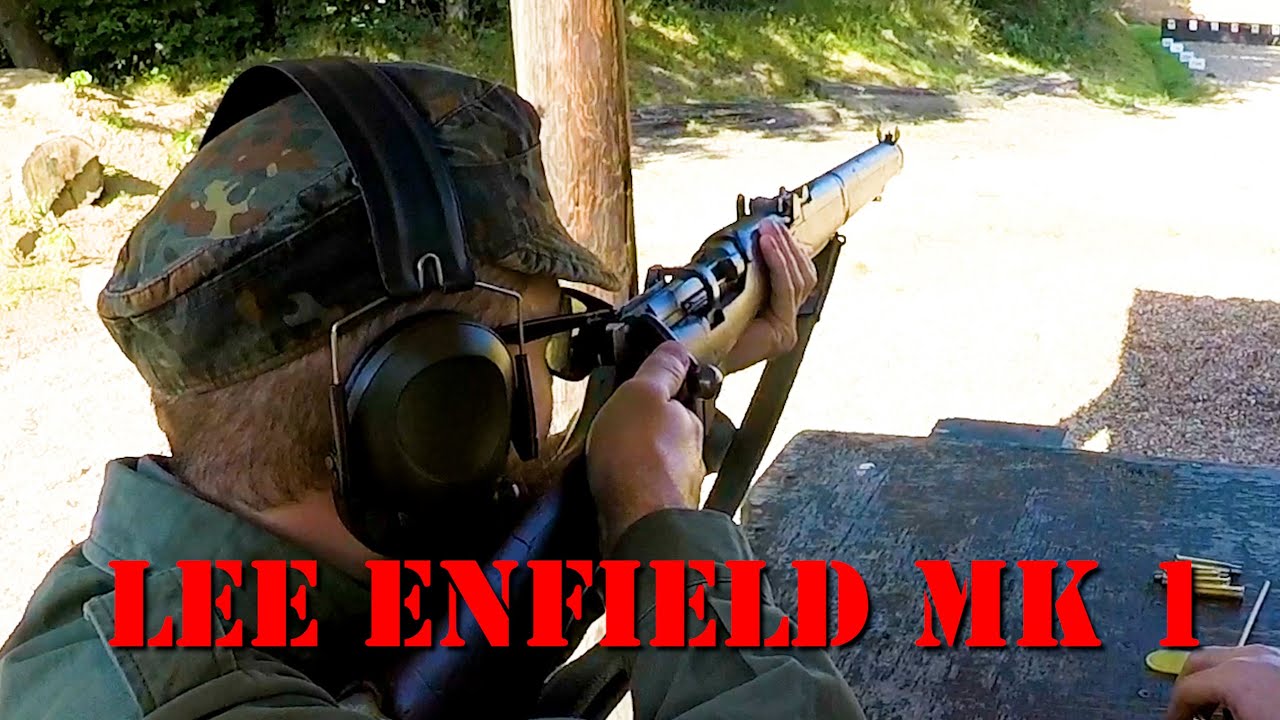 Vintage Short Magazine Lee Enfield Mk 1 - Firing REAL Bullets - YouTube