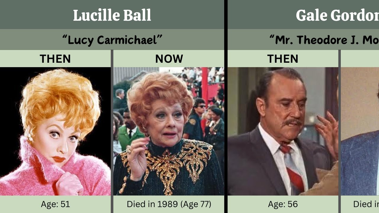 The Lucy Show (1962–1968) Then and Now 2024 ★ How They Changed? - YouTube