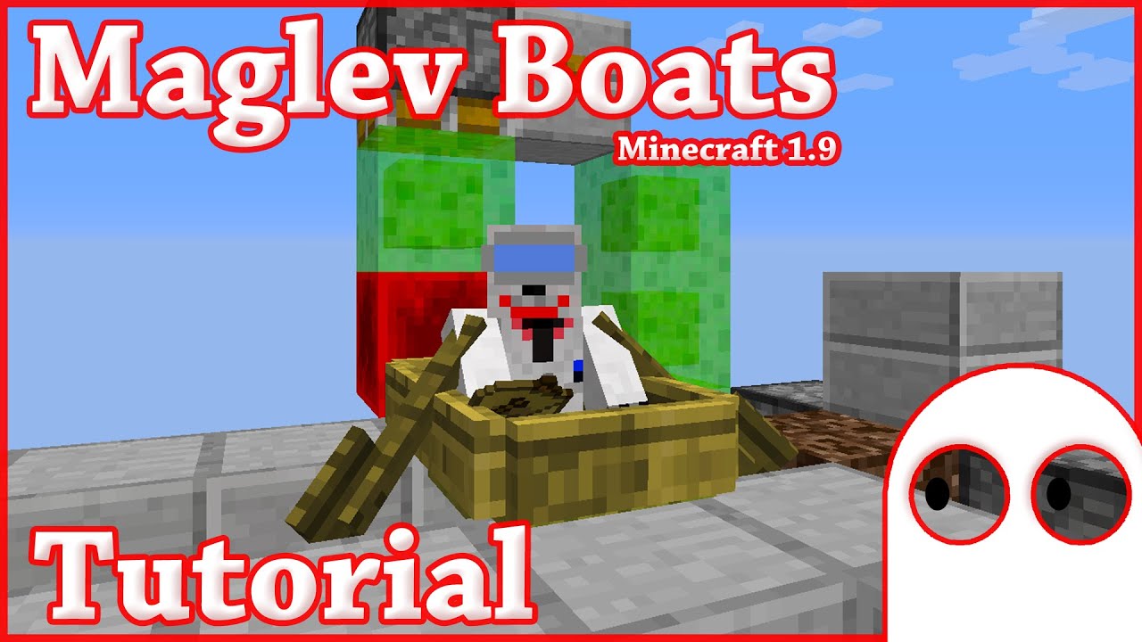 Tutorial:- MagLev Boat Corners (Minecraft 1.9) - YouTube