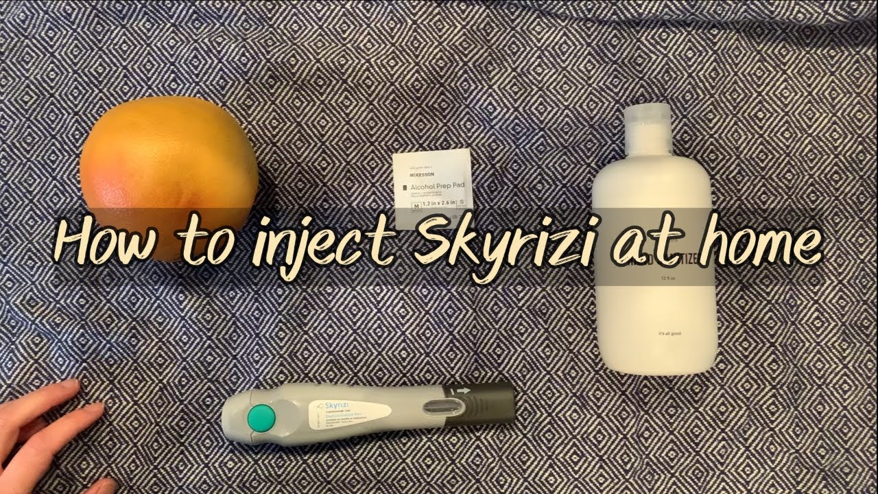 How to inject Skyrizi at home - YouTube