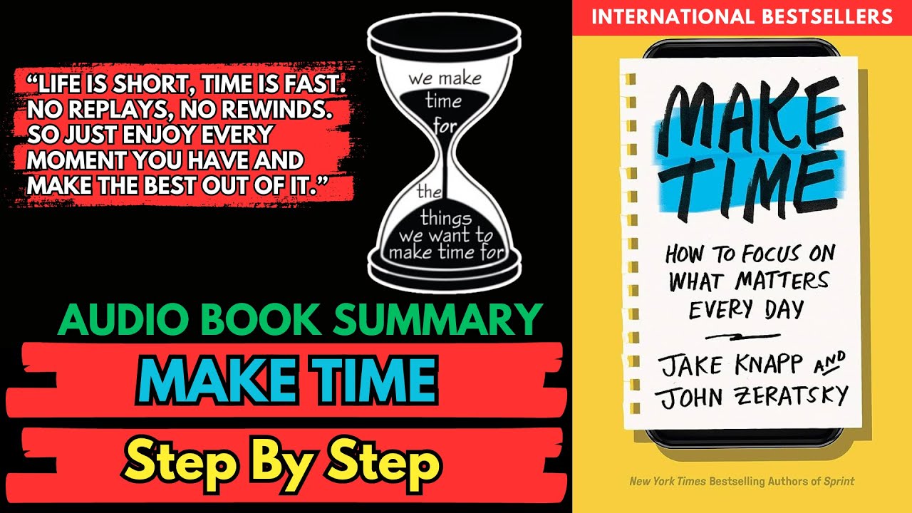 Make Time Full Book Summary by Jake Knapp & John Zeratsky | AudioBook ...