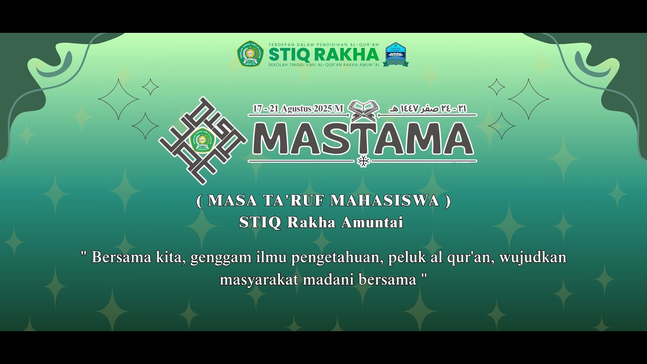 PEMBUKAAN MASTAMA 2025 - YouTube