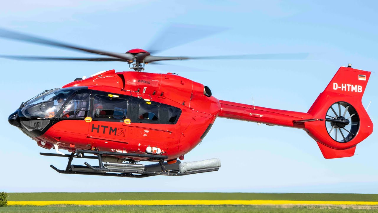 HTM Helicopters | Take Off Offshore H145 D-HTMB | Flugplatz Norden ...