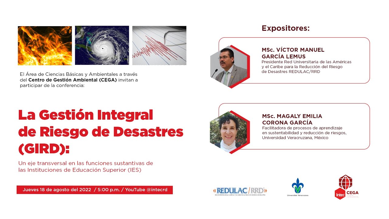 INTEC | Gestión Integral de Riesgos de Desastres GIRD - YouTube