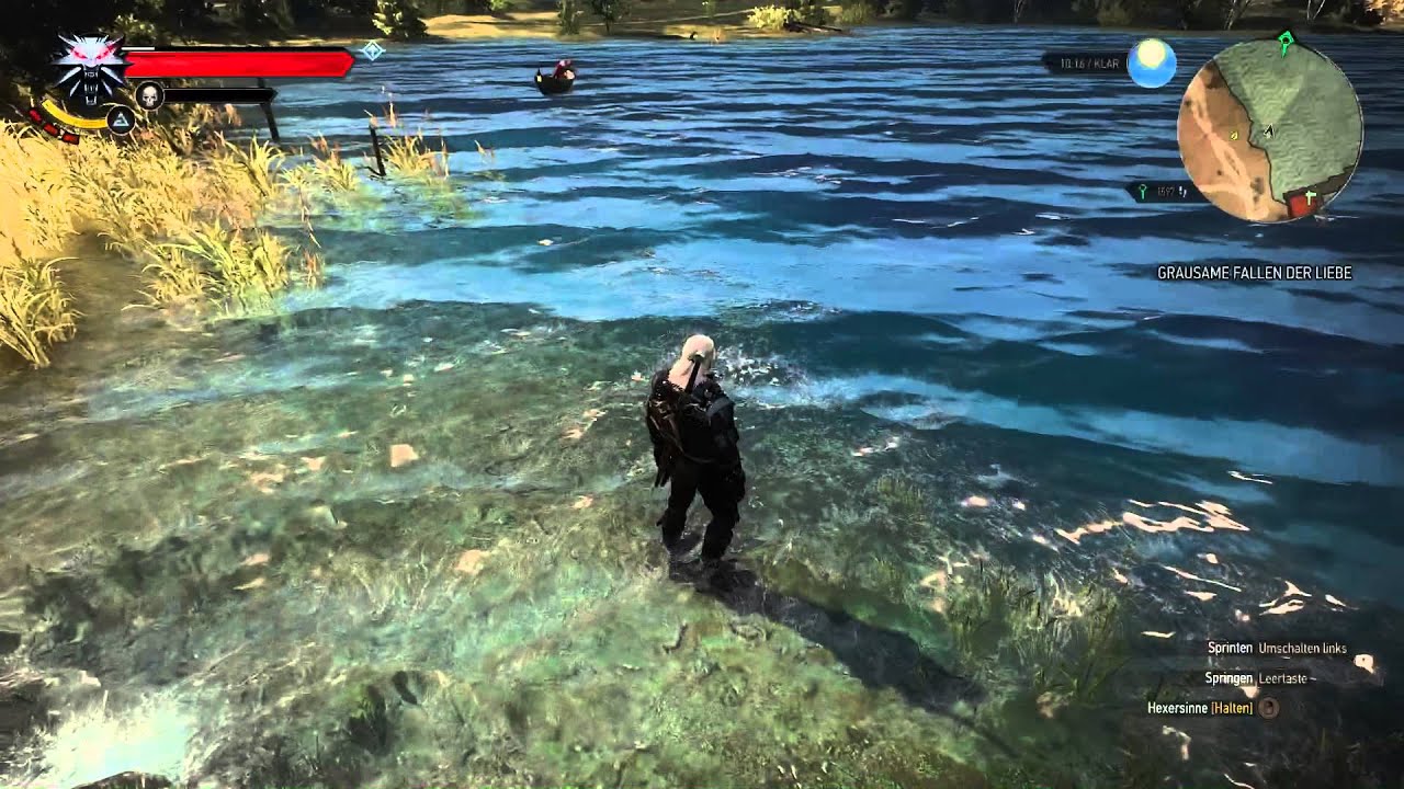 Aard water effect 1.07 - Witcher 3 - YouTube