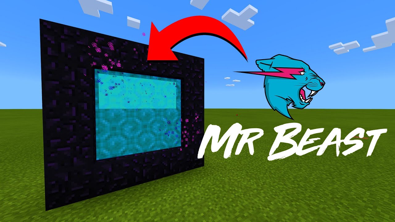 How To Make A Portal To The MrBeast Dimension in Minecraft! - YouTube
