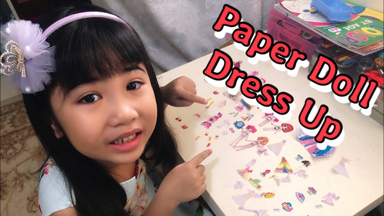 Paper Dolls Dress Up | Princess Little Vlogger - YouTube