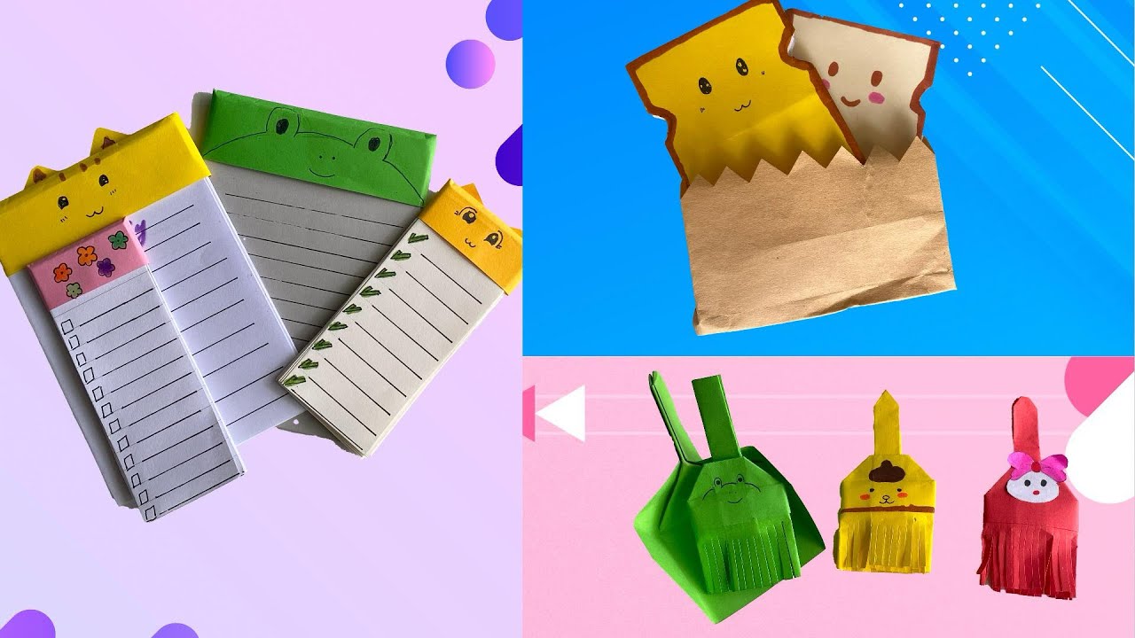 How to make notebook/ diy/paper craft/ origami/ DIY basic/ Cách làm ...