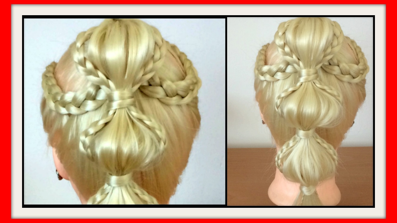 PRINCESS BUBBLE BRAID PONY TAIL HAIRSTYLE / HairGlamour Styles ...
