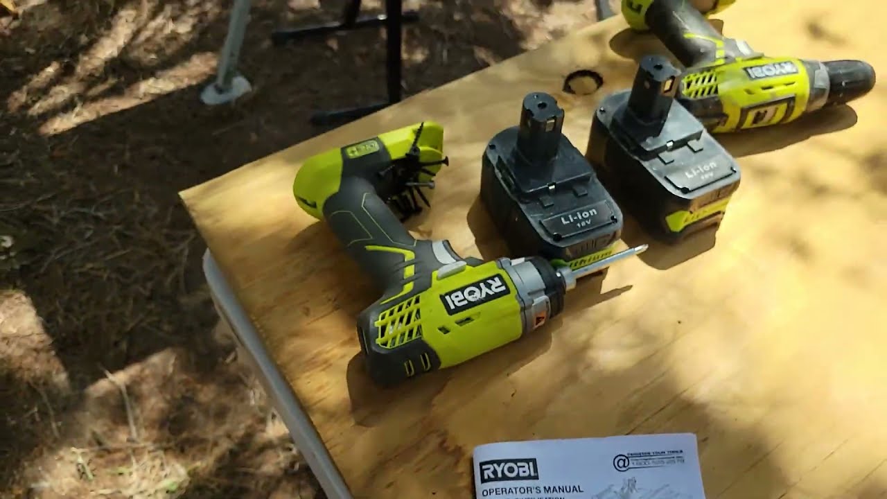 Ryobi 10 inch table saw unboxing and field setup - YouTube