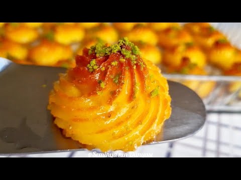 İnanılmaz Hafif Lezzetli Şerbetli Tatlı 🤤 LOKUM gibi TAM KIVAMINDA LOR TATLISI ✔️