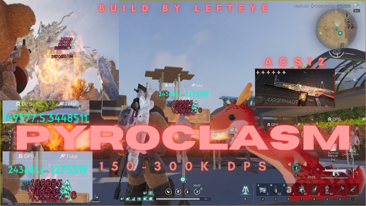 BEST ACS12 PYROCLASM BUILD 150-300K DPS - ONCE HUMAN - YouTube
