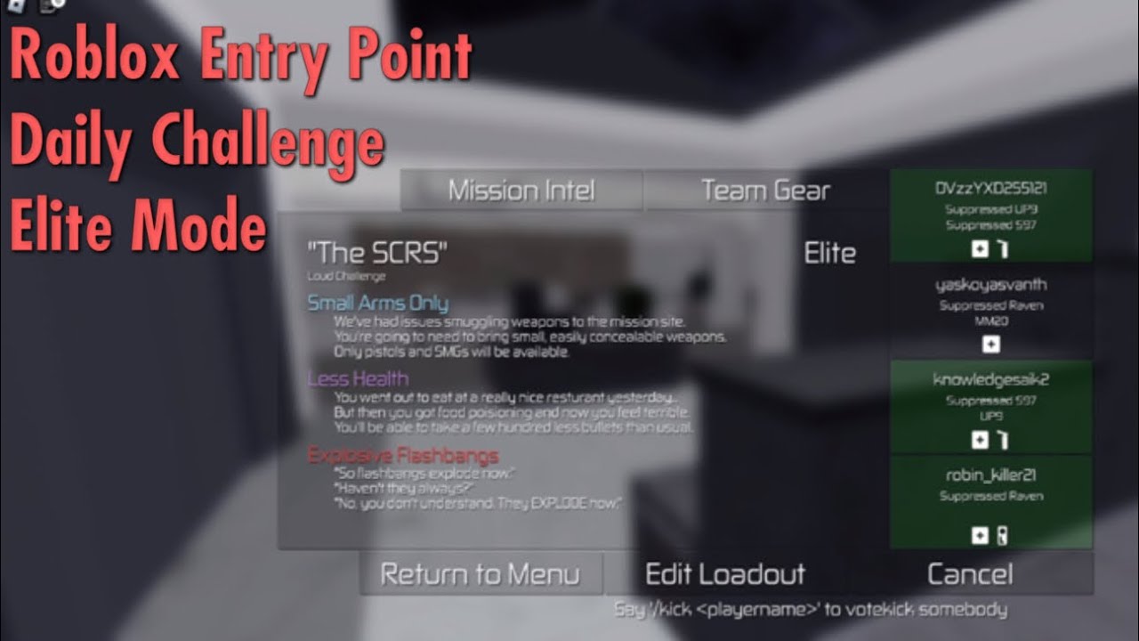 Roblox Entry Point Daily Challenge | Elite Difficulty | 16-10-23 - YouTube