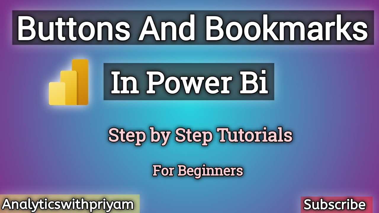 Page Navigation using Buttons and Bookmarks in Power Bi | Step-by-Step Tutorial - YouTube