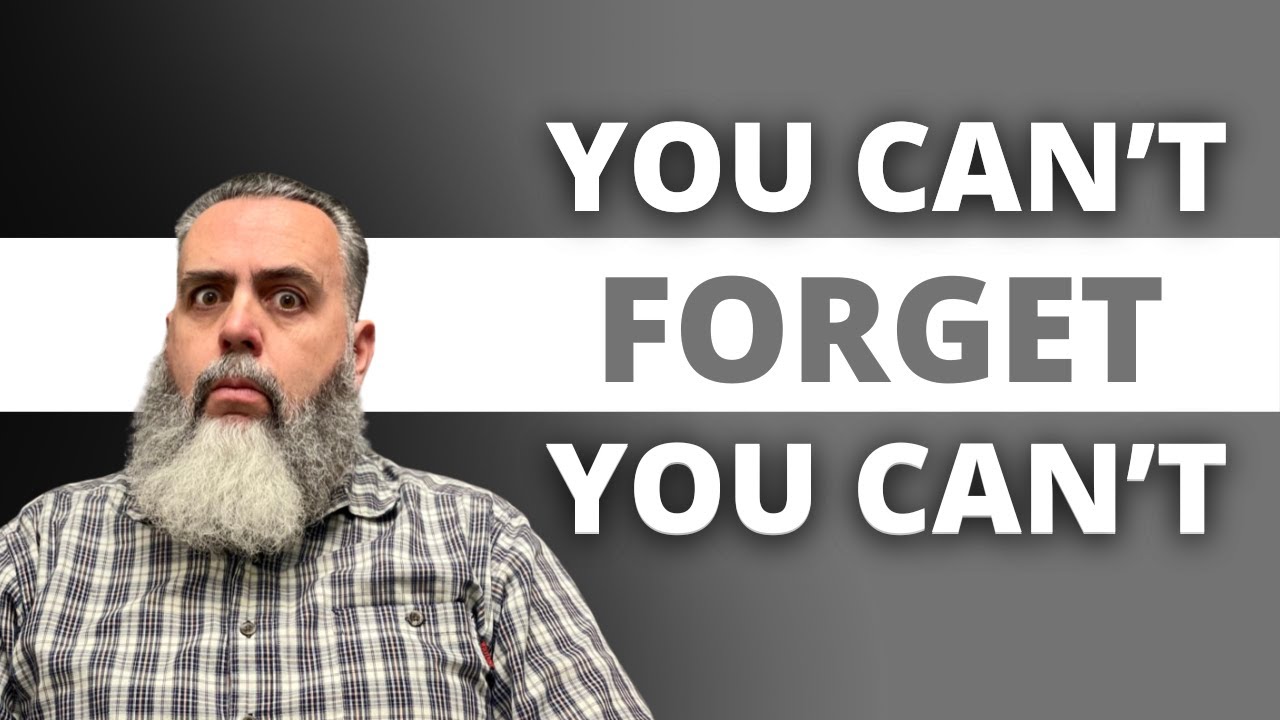 Remember this when everything goes sideways!!! - YouTube