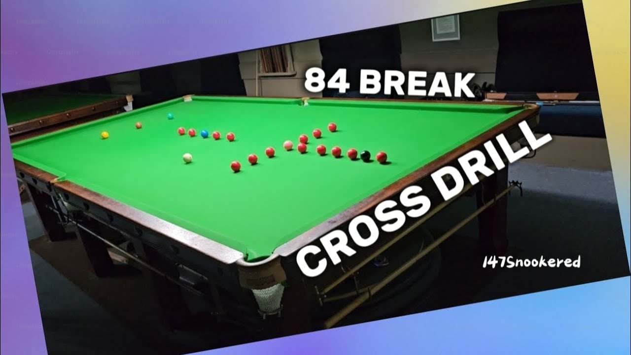 SNOOKER PRACTICE 🌟THE CROSS DRILL🌟 - YouTube