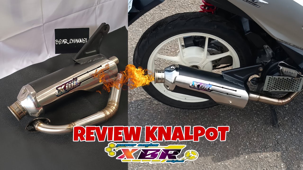 REVIEW KNALPOT XBR Power Engine BEAT DELUXE - YouTube