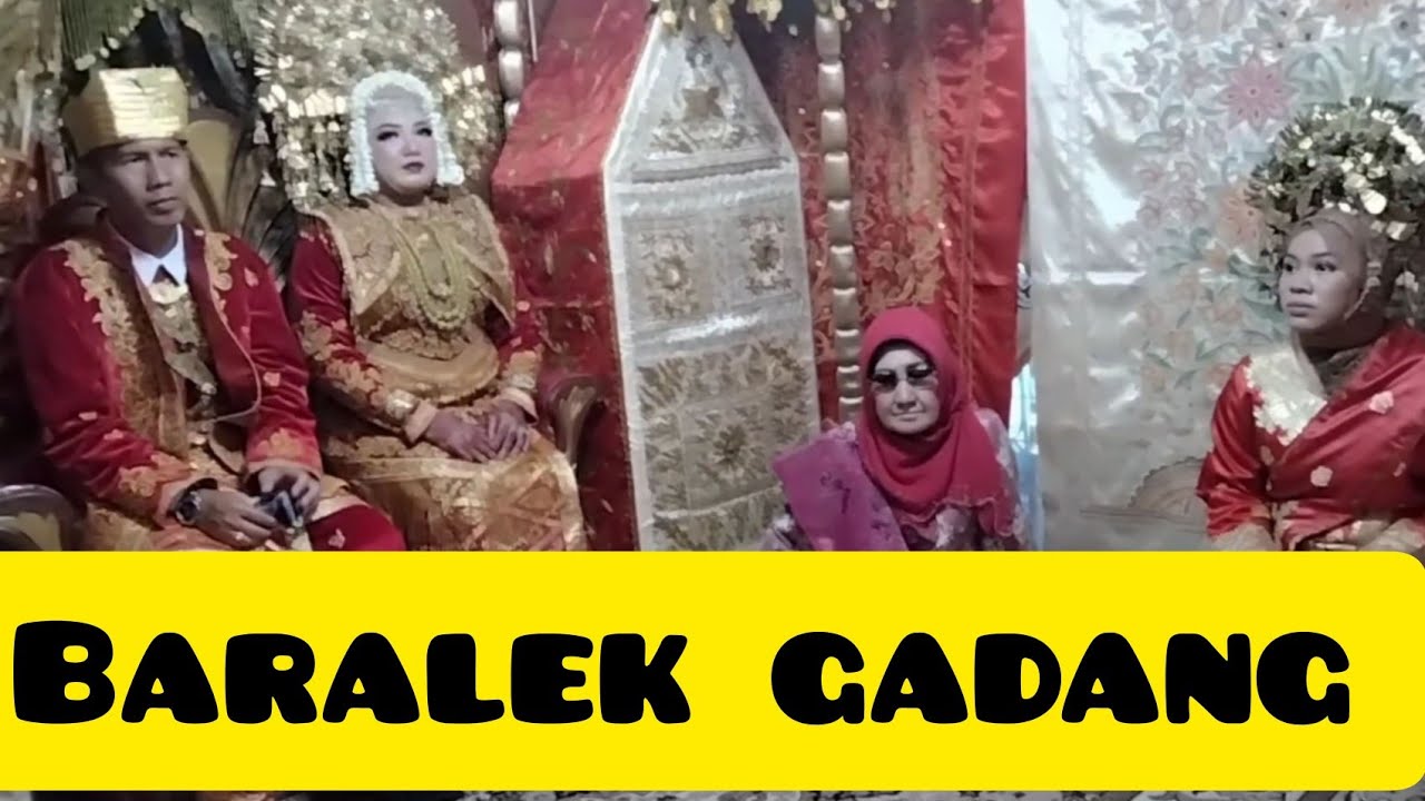 acara baralek gadang minangkabau - YouTube