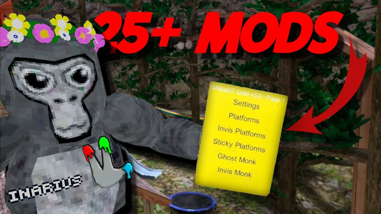 The BEST Gorilla Tag fan game with MODS!!!! (Applab) - YouTube
