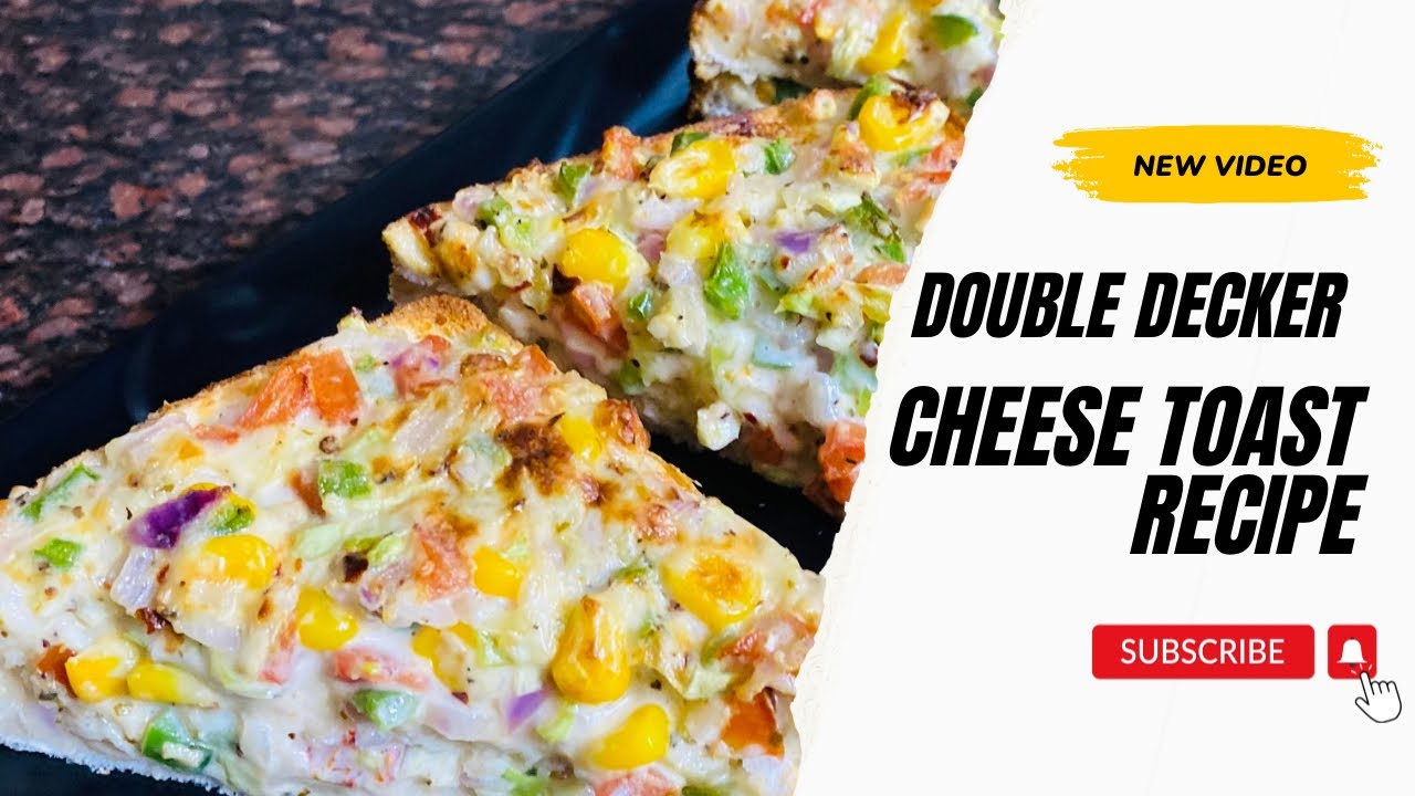 Double decker cheese toast recipe - YouTube