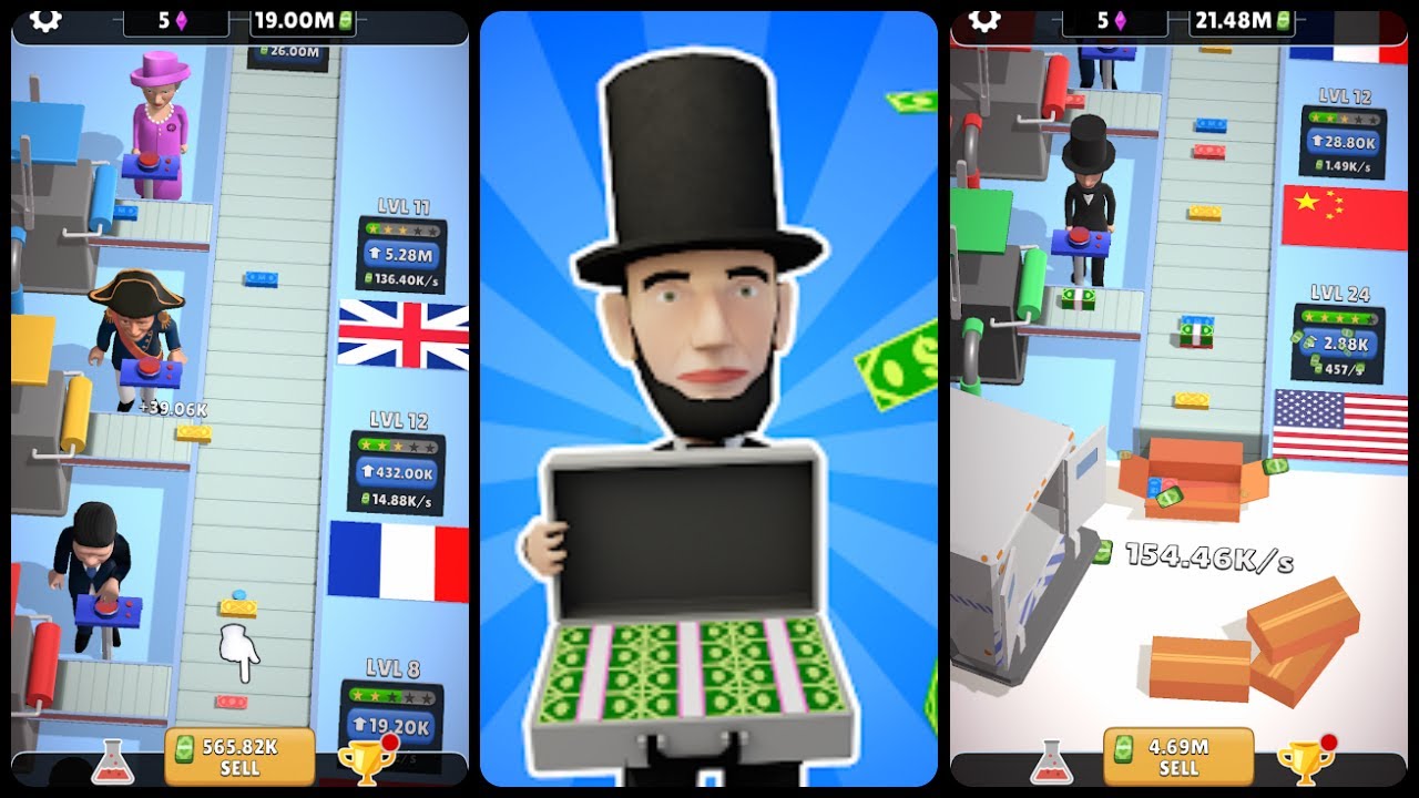 Idle Money Maker 2022 Gameplay Android Mobile - YouTube