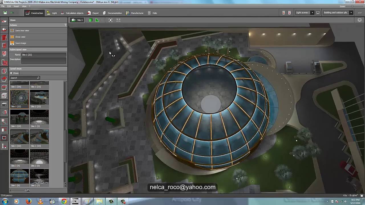 DiaLux evo How to change the ceiling height - YouTube