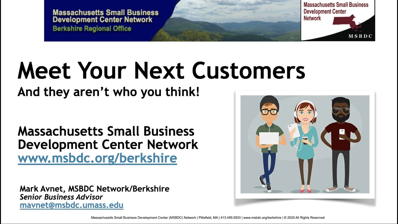 Meet Your Next Customers Gen Z MSBDC Berkshire - YouTube