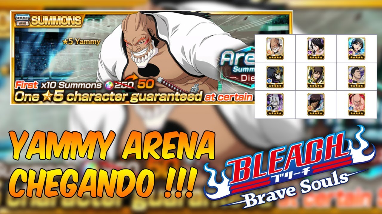 NOVO BANNER DE ARENA !!! YAMMY ARENA SUMMONS COMPENSA ? - BLEACH BRAVE ...