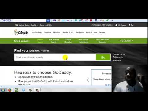 How To Buy A URL - How To Buy A Web address From GoDaddy.com - YouTube